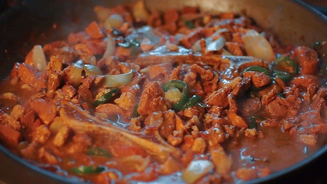 Como Preparar Discada Norteña - "El Saborcito Rojo" - YouTube