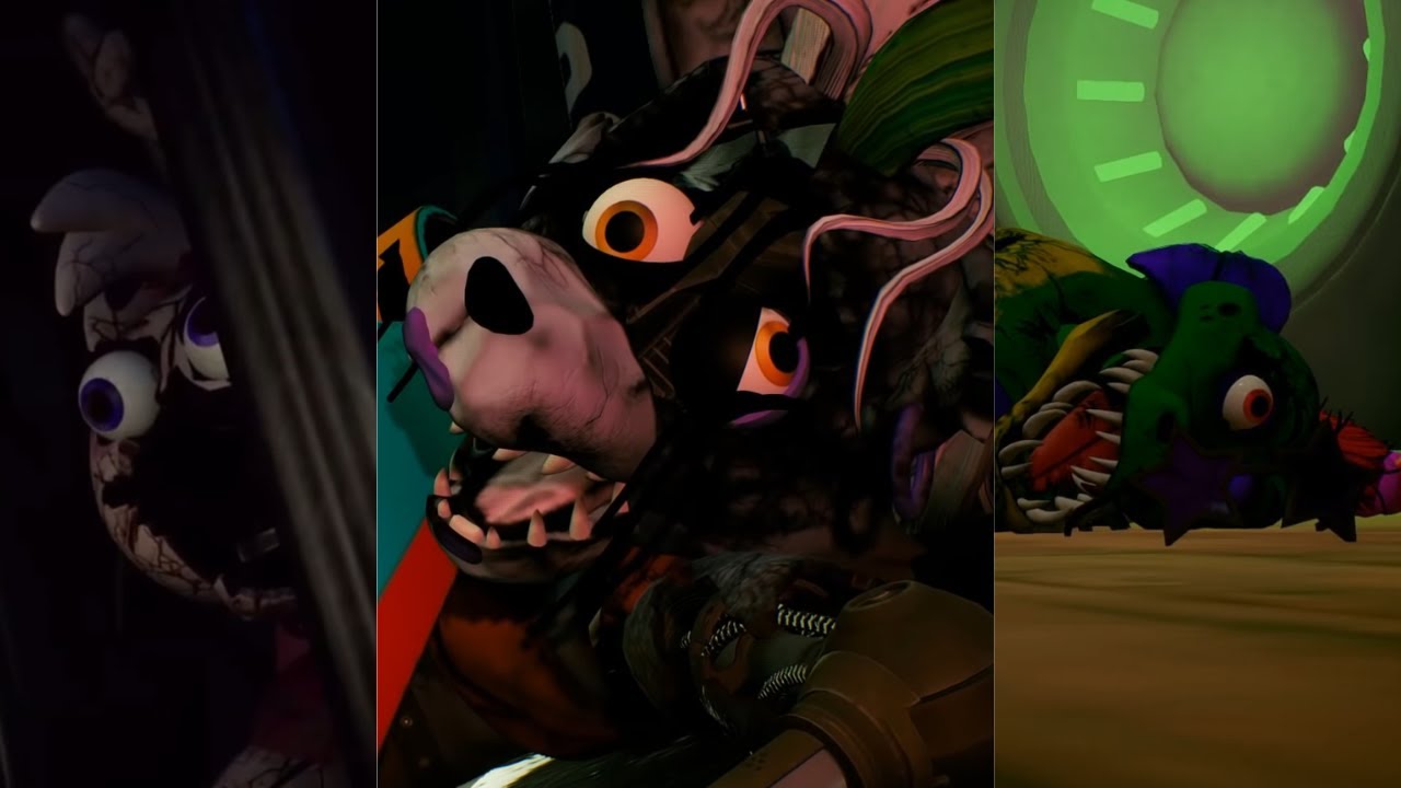 All animatronic deaths COMPILATION (FNAF SECURITY BREACH) - YouTube