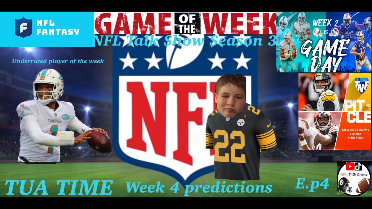 NFL Talk Show Season 3 Ep.4. Week 3 prediction. Player of the week and ...