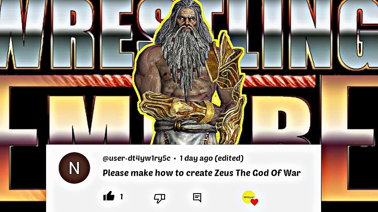 How to make Zeus in Wrestling Empire / wrestling Empire Attires - YouTube