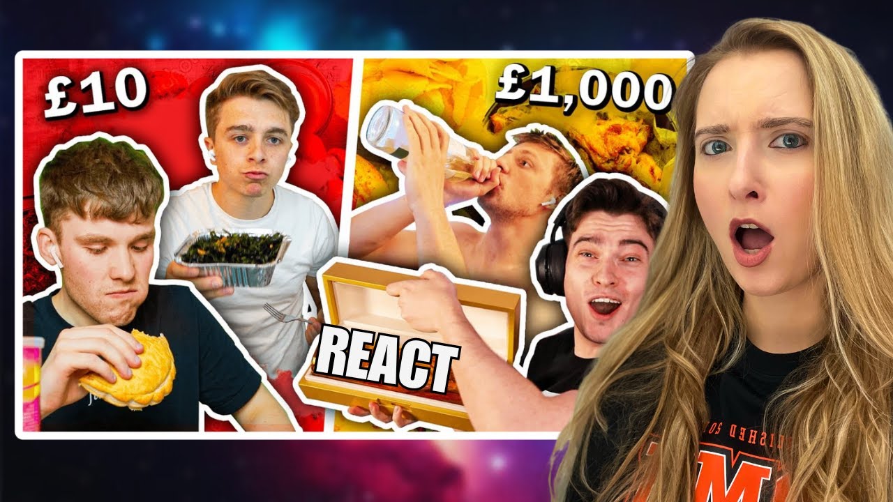 REACTING TO CHRIS MD £10 vs. £1,000 Takeaway - YouTube