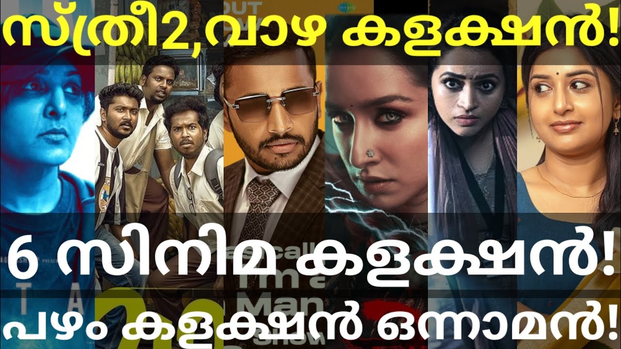 Stree2 and Paalum Pazhavum Collection |Vaazha and Nunakkuzhi Collection ...