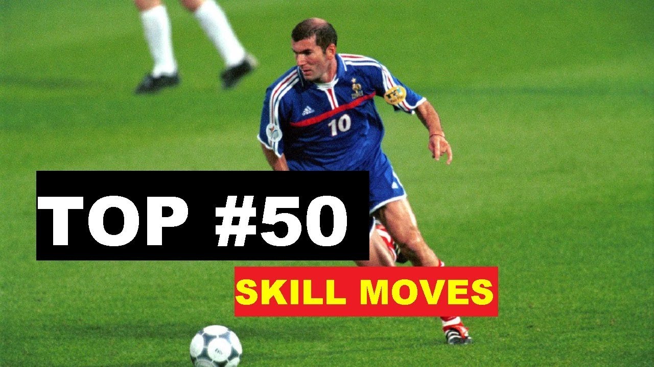 #50 TOP SKILL MOVES | ZINEDINE ZIDANE - YouTube