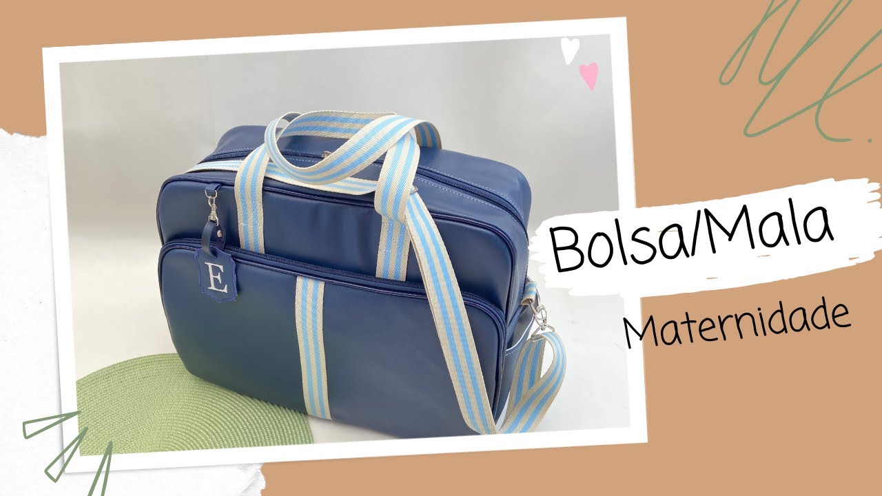 COMO FAZER BOLSA MATERNIDADE PASSO A PASSO I BOLSA MATERNIDADE DO BEBE ...