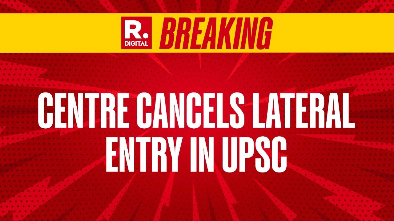 Modi Government Cancels Lateral Entry In UPSC, DoPT Directs To Withdraw ...