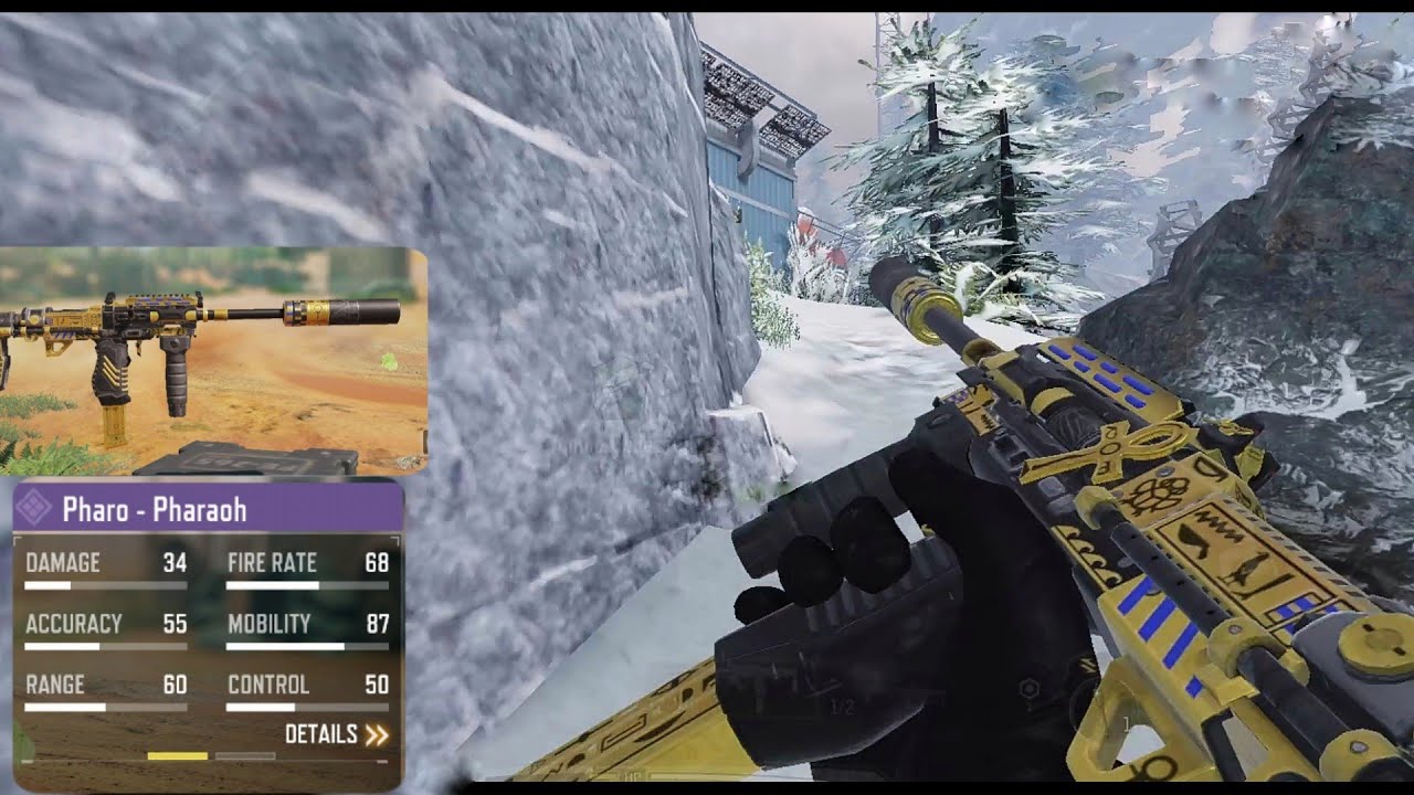 *new* cod mobile.i used free epic pharo pharaoh... gameplay... - YouTube