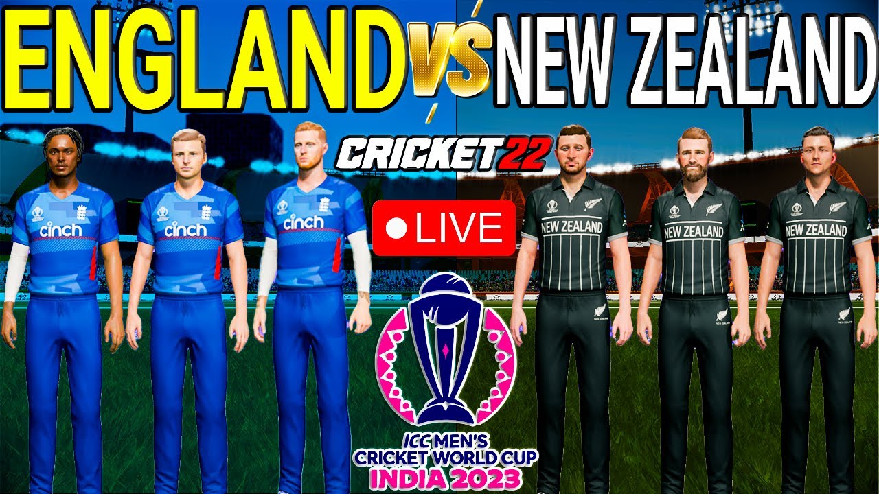 ENGLAND VS NEW ZEALAND WORLD CUP 2023 1ST MATCH GAMEPLAY PREDICTION IN ...