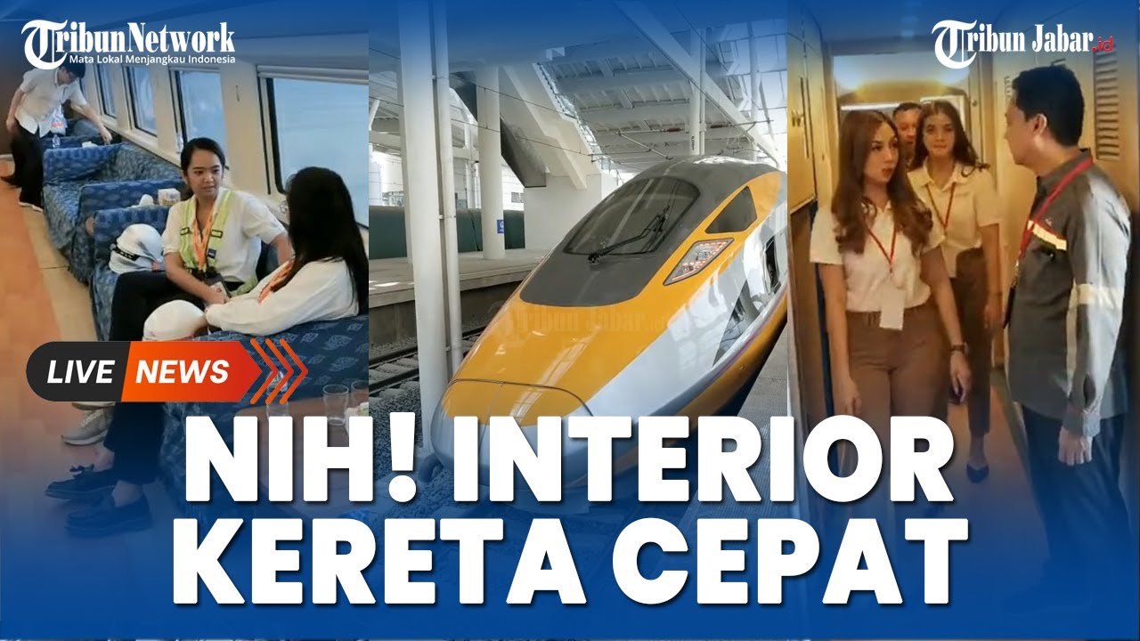 WOW! Beginilah Interior Kereta Cepat Jakarta-Bandung yang Sudah Bisa ...