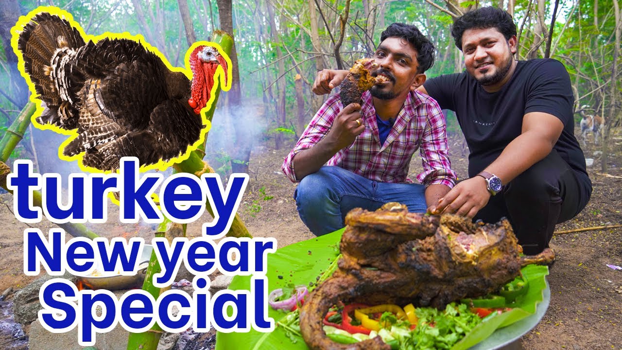 7 Kg வான் கோழி Grilled Turkey | Tasty Indian Style Vaan Kozhi | Yummy ...