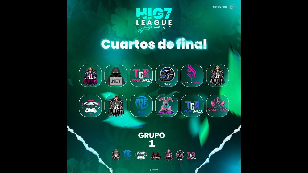 🔥HIG7 LEAGUE // CUARTOS DE FINAL GRUPO 1, 2, 3 Y 4 //🔥 CASTER POSEÍDO🔥 ...