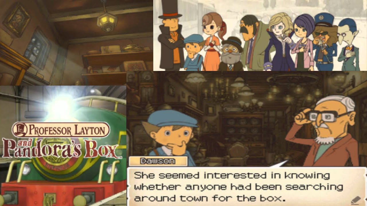 Professor Layton and Pandora's Box Walkthrough [Part 11] - YouTube