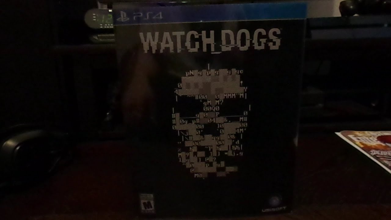 Watch_Dogs Limited Edition(PS4) Unboxing - YouTube
