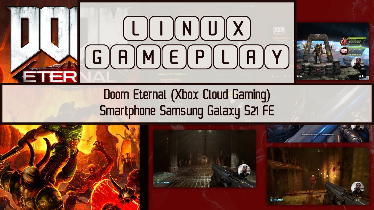 LINUX GAMEPLAY - DOOM ETERNAL (Xbox Cloud Gaming) Samsung S21 FE - YouTube