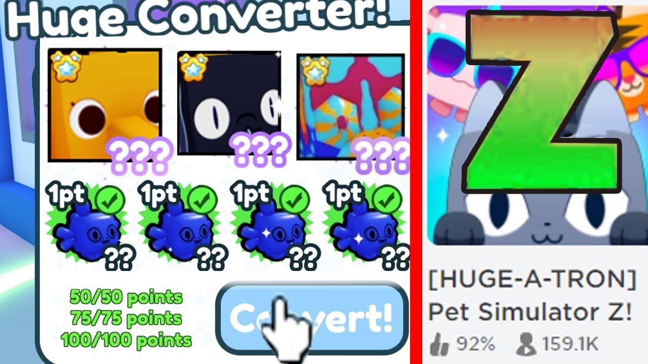 New Huge-a-TRON Update in Pet Simulator Z with 2023 PSZ No Link! - YouTube