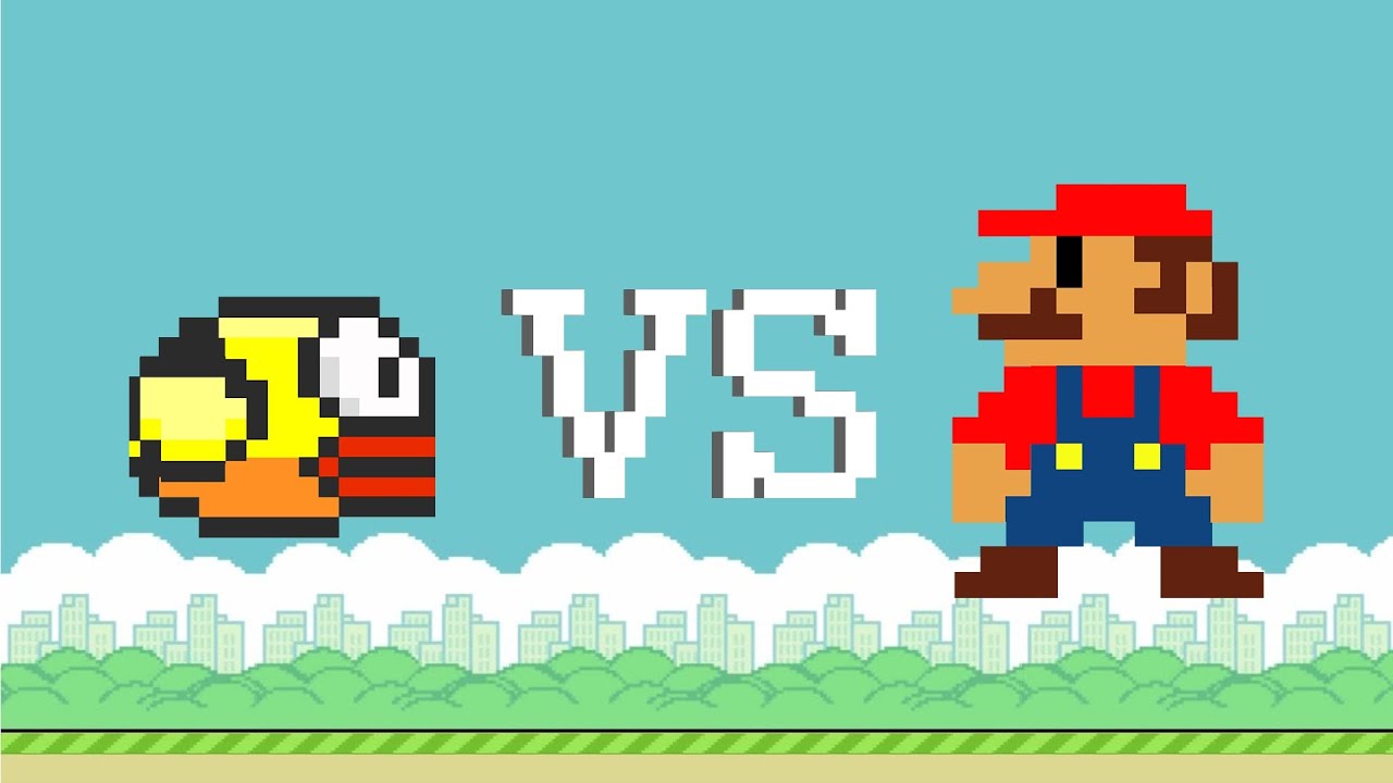 Mario VS flappy bird - YouTube