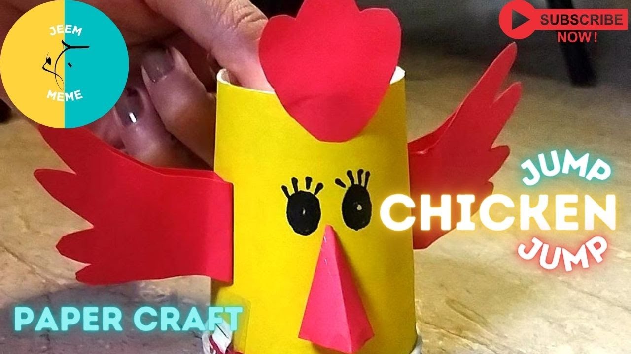 How to make | Chicken | Hen | DIY | Paper Craft | Easy | Tutorial #diy ...