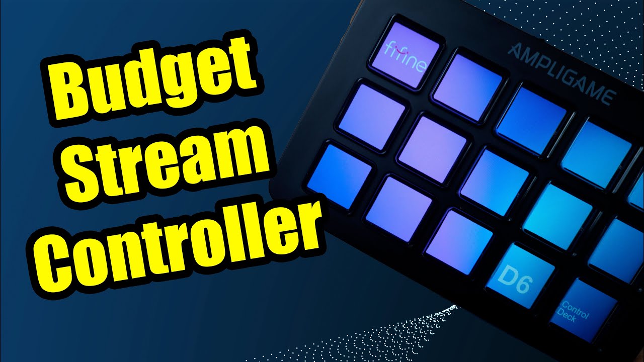 Affordable Stream Controller | FIFINE AmpliGame D6 Control Pad & Setup ...