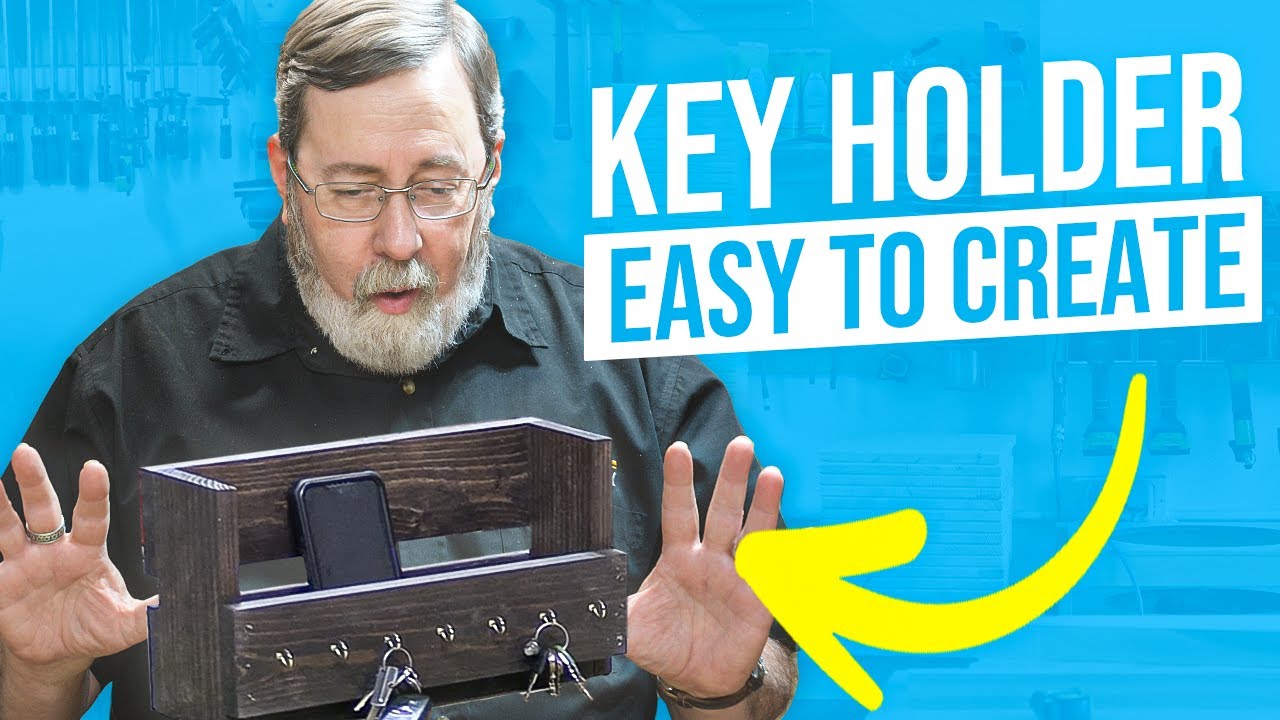 DIY Wooden Key Holder in Easy Steps! - YouTube