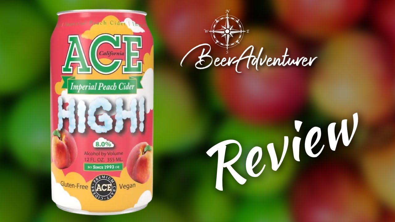 HIGH Imperial Peach | Ace Cider | Cider Review - YouTube