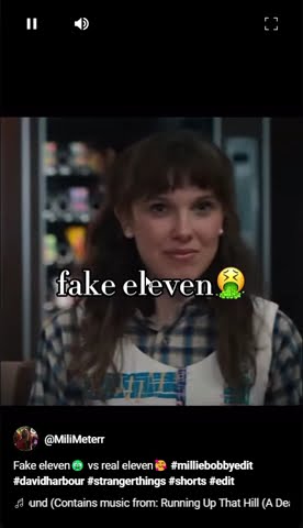 i reacted to stranger things REAL ELEVEN AND FAKE ELEVEN.. - YouTube