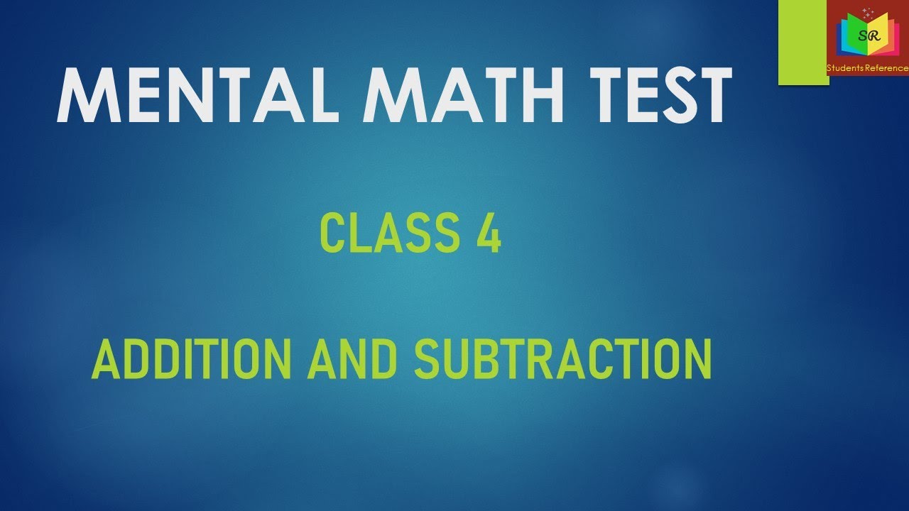 Mental Math Addition And Subtraction Class 4 grade 4 Students mental-math-addition-and-subtraction-class-4-grade-4-students