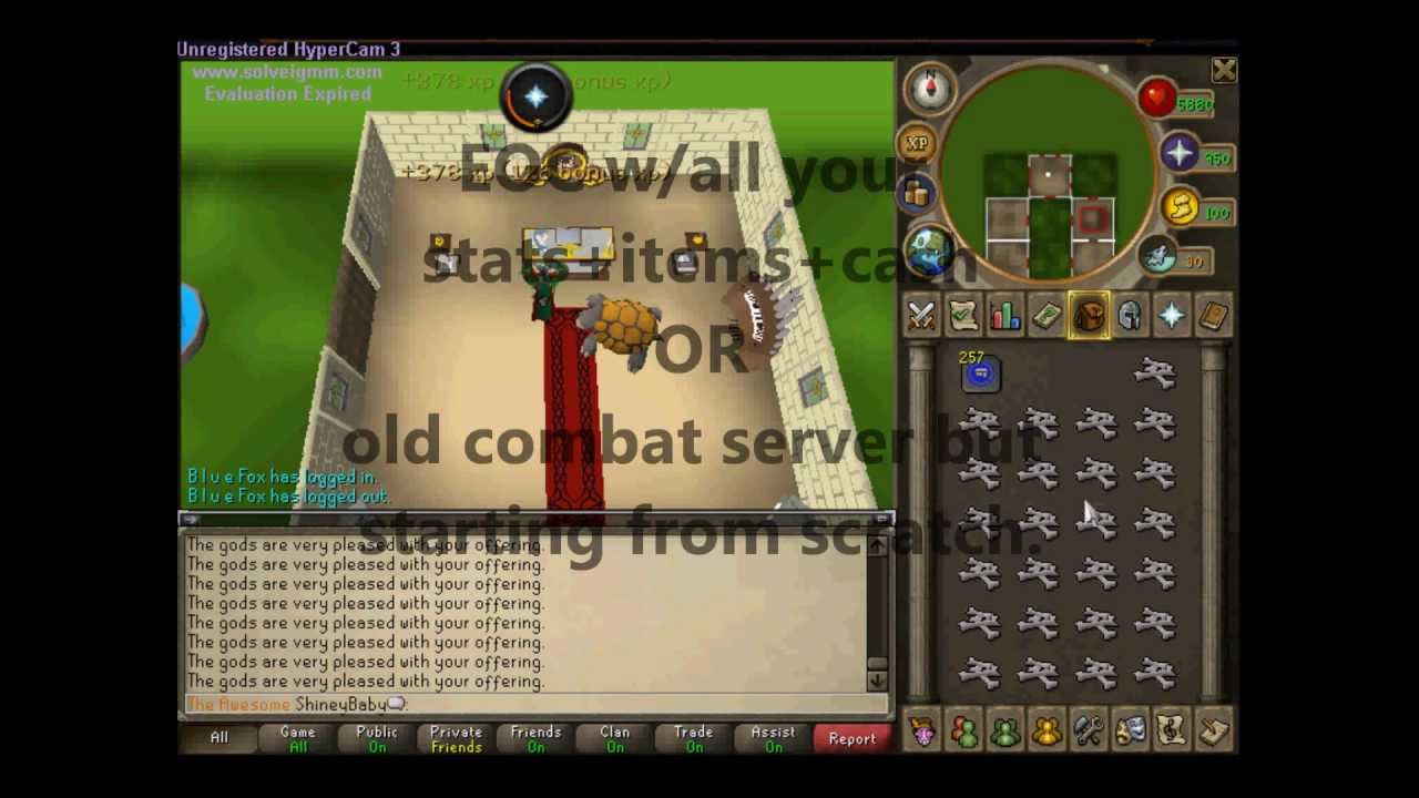 NW RS (runescape) - Naked Conversation - 99 pray - EOC v Old Combat w ...