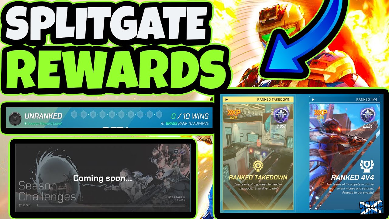 Splitgate: Ranked SEASON REWARDS, SEASON 1 RELEASE DATE? (Splitgate ...