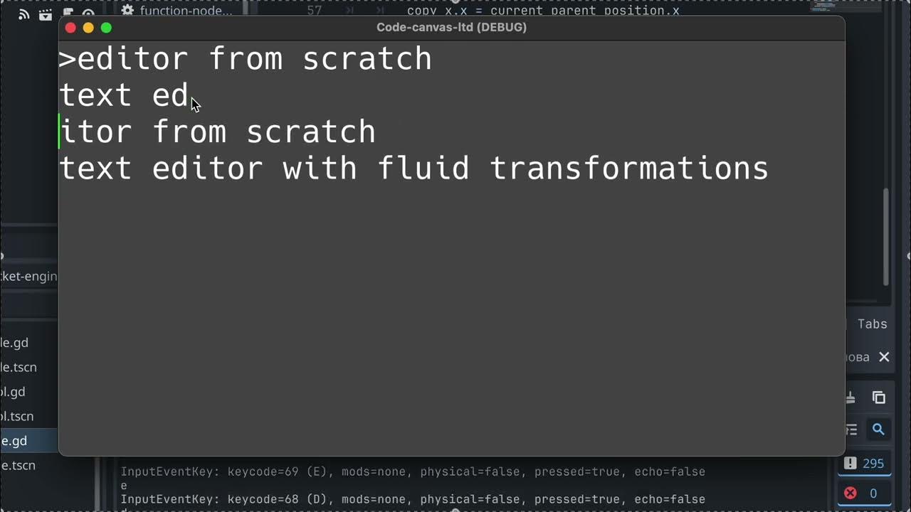 Text editor from scratch [Godot] - YouTube