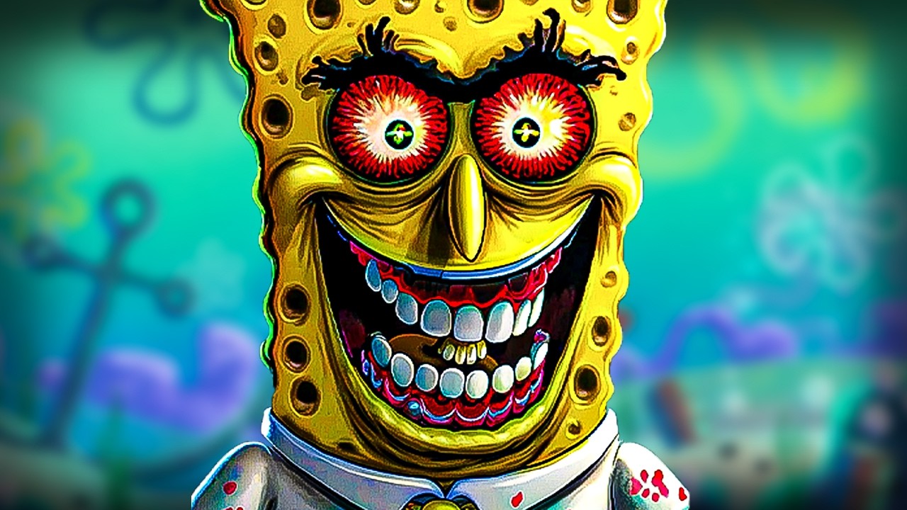 SpongeBob's Terrifying Trick or Treat horror Story - YouTube