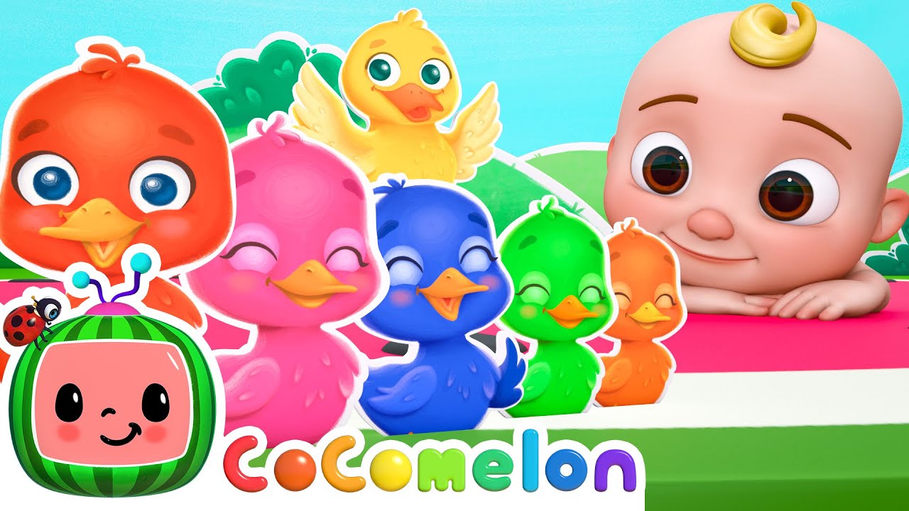 5 Little Ducks | Animal Dance Party | CoComelon Nursery Rhymes & Kids ...