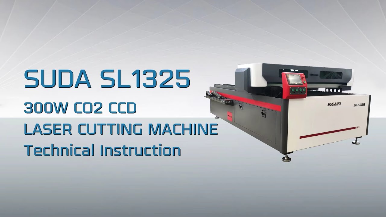 SL1325 TECHNICAL INSTRUCTION CO2 300W LASER CUTTING MACHINE - YouTube