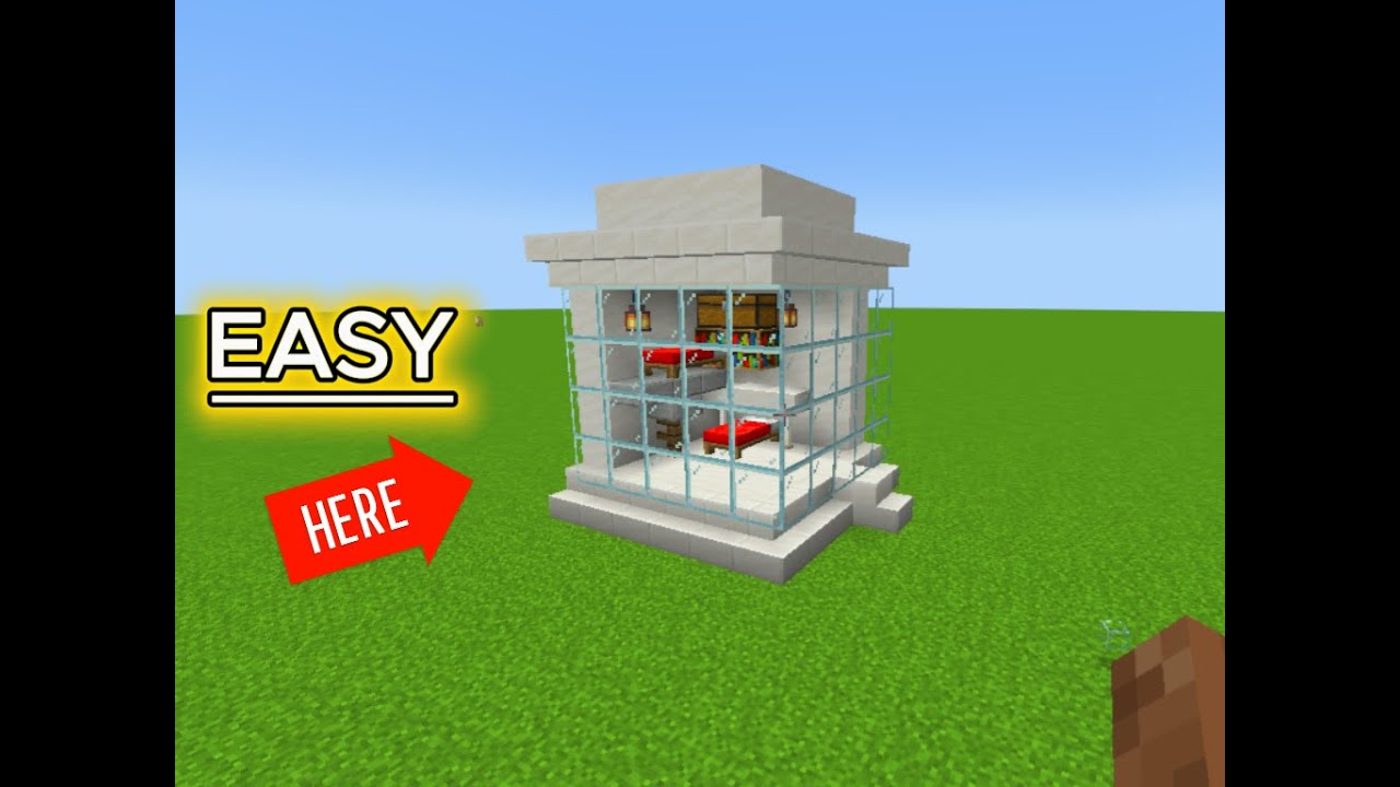 minecraft: How To Bulid A Small Survival House Tutorial (#1) - YouTube