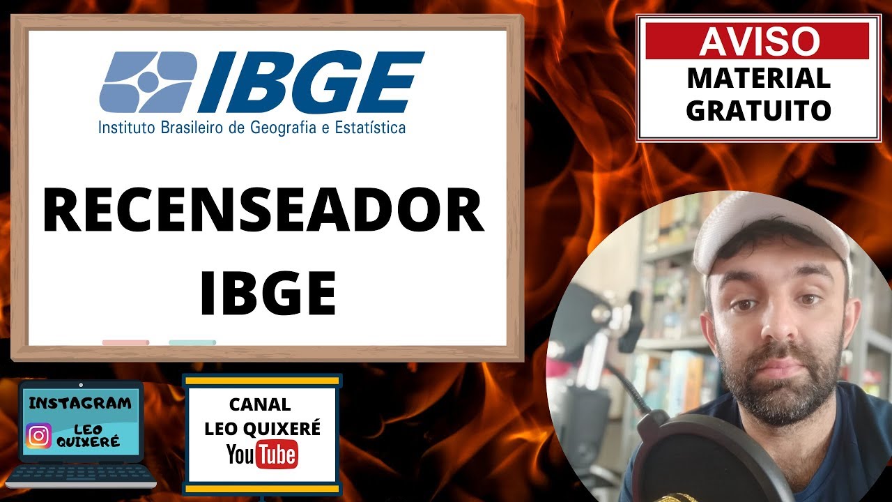CONCURSO IBGE RECENSEADOR - MATERIAL GRATUITO - YouTube