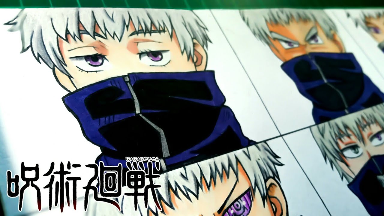 Drawing Inumaki Toge in different anime styles | Jujutsu Kaisen drawing ...