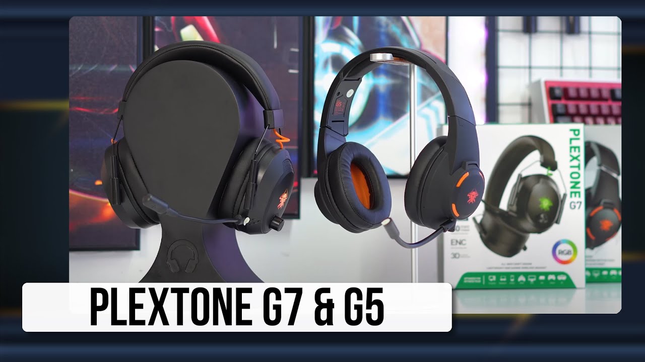 PLEXTONE G5 & PLEXTONE G7 - headphone chơi game vẫn chân ái - YouTube
