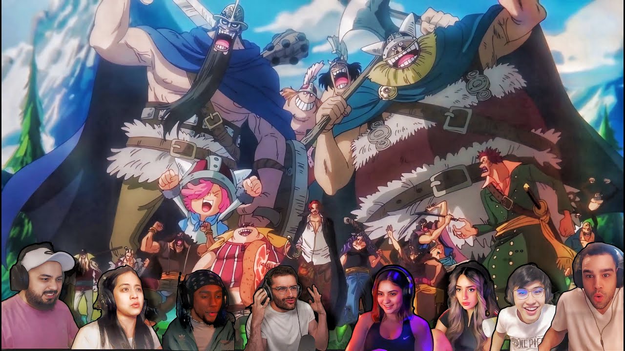 KID VS SHANKS?! ELBAF WAR! || ONE PIECE 1109 REACTION MASHUP | ワンピース ...