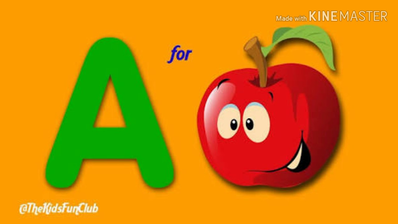 Abc a for apple aa b for ball baba - YouTube