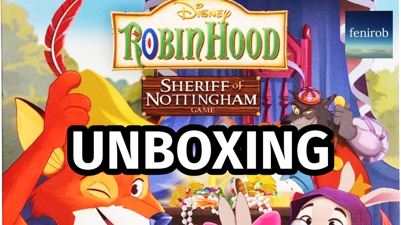 Disney Robin Hood: Sheriff of Nottingham Board Game | Unboxing - YouTube