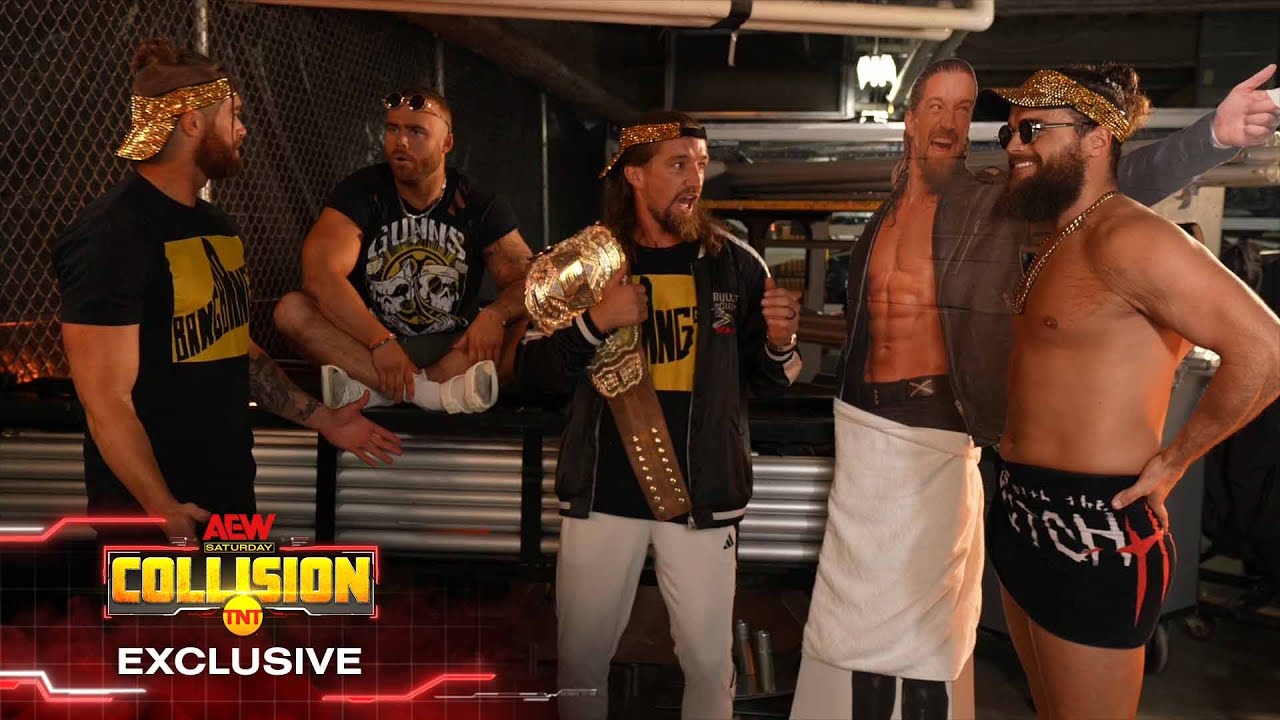 Bullet Club Gold aka the Bang Bang Gang introduces their newest member ...