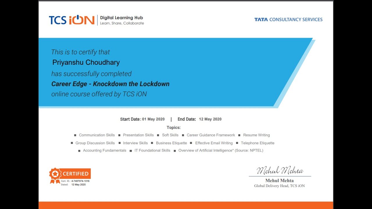 Career Edge - Knockdown the Lockdown Batch 1, final Assessment Answers ...