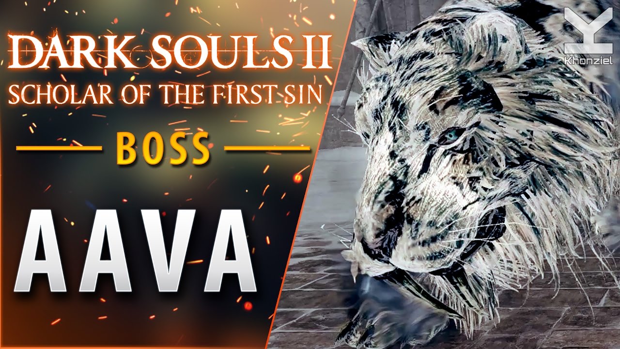 Dark Souls II: SotFS - Boss - Aava, the King's Pet - Frozen Eleum Loyce ...