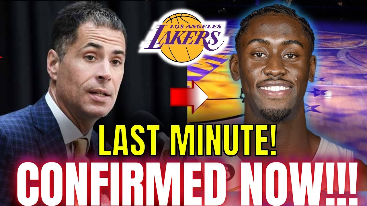 LAST MINUTE! LAKERS CONFIRMS HUGE TRADE RIGHT NOW TODAY'S LAKERS NEWS ...