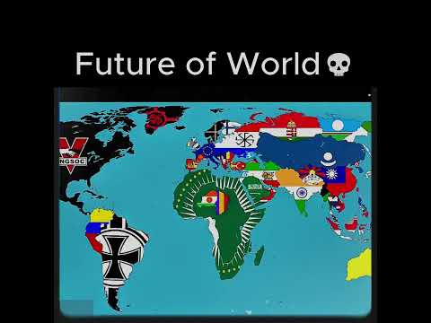 The Future of the World in Flags #shorts #history #geography #future #map #geographythroughmaps #ww3