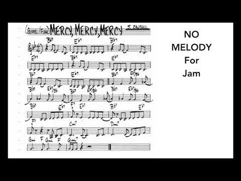 Mercy, Mercy, Mercy in Bb - Jam Track, No Melody for training solos ...