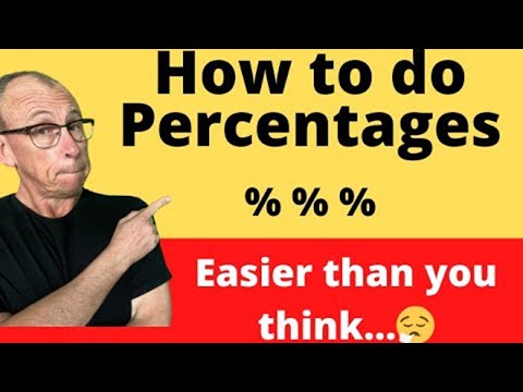 How to do percentages - YouTube