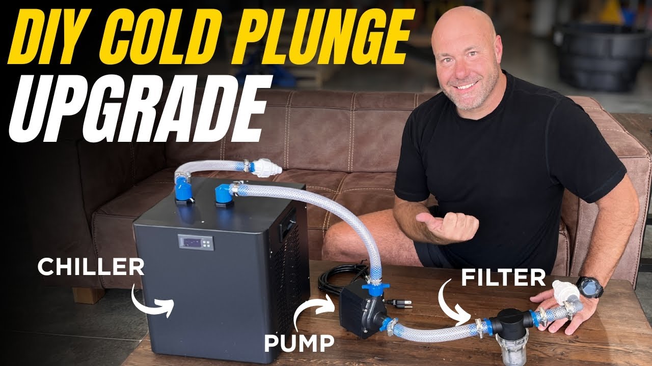 DIY Cold Plunge Basic Chiller Pump Plumbing Setup - YouTube