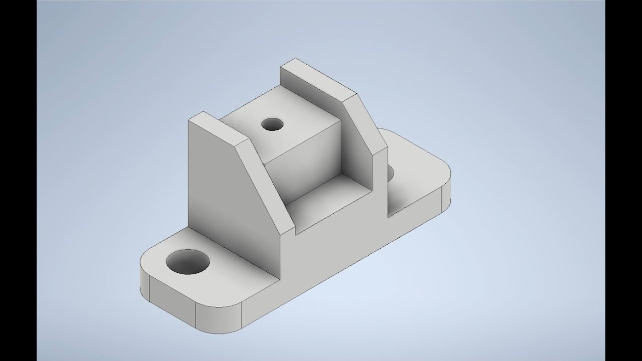 Tutorial_Bearing Block - YouTube