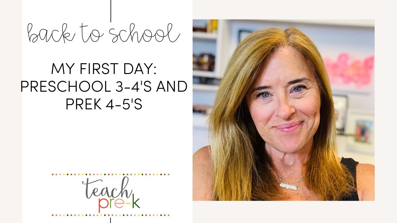 The First day of School Preschool 3-4's & PreK 4-5's - YouTube