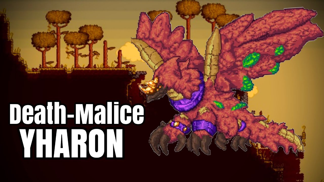 Death-Malice Jungle Dragon, Yharon - Terraria Calamity - YouTube