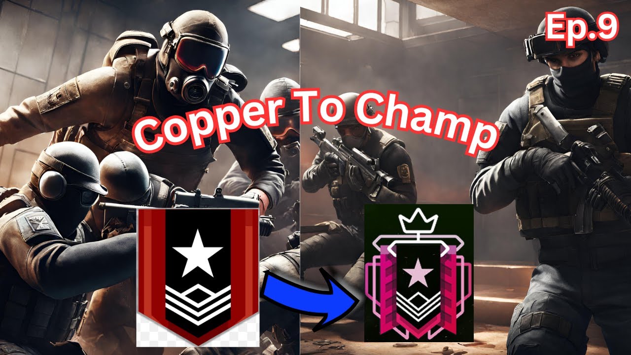 🔴Live- Copper To CHAMP Ep. 9 (Rainbow Six Siege) - YouTube